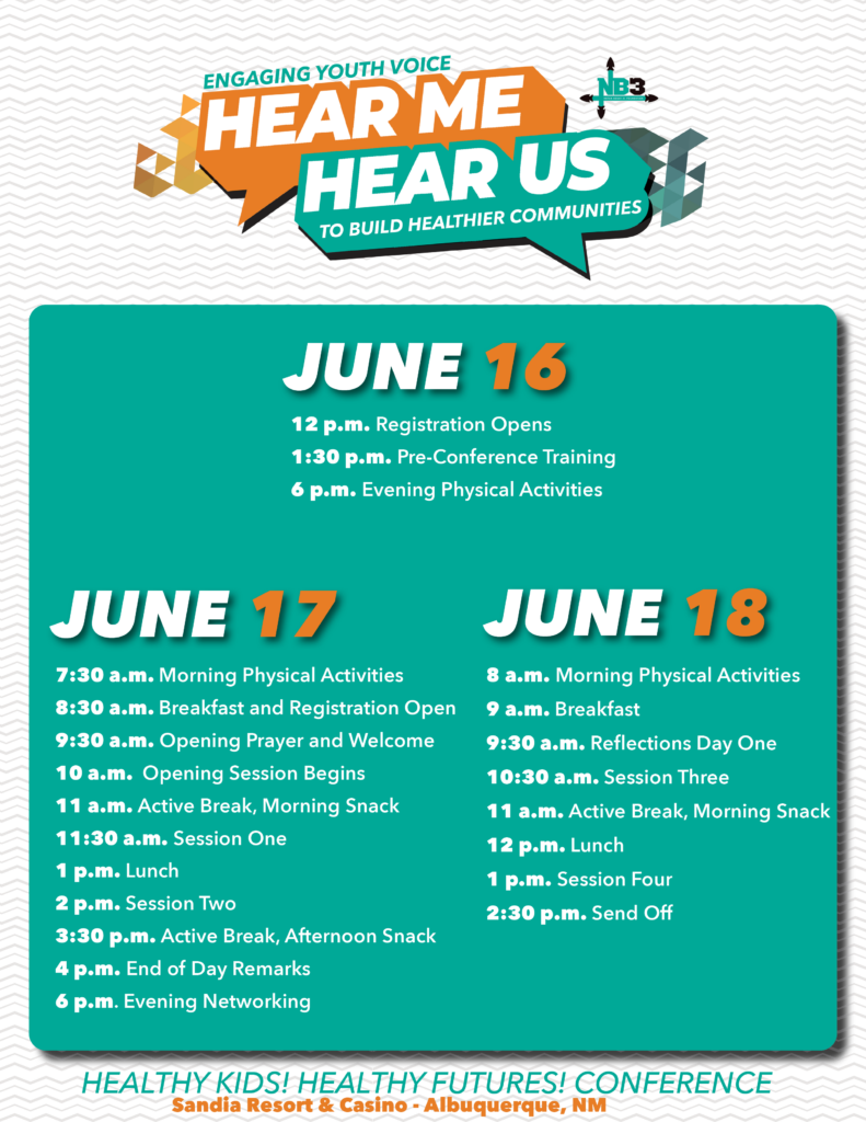 Healthy Kids! Healthy Futures! Conference – NB3 Foundation